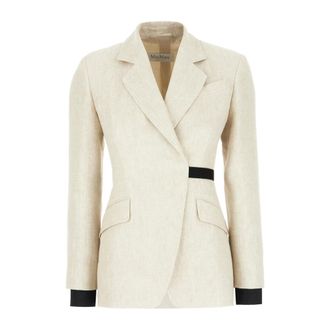 Max Mara Femme, Vestes, Beige, Taille: 40 FR Mxsneutro Blazer