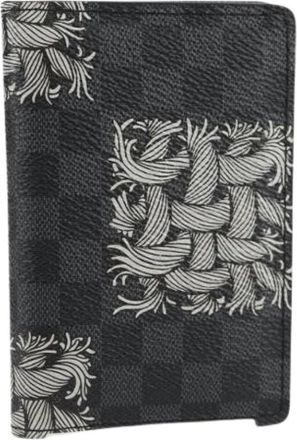 Louis Vuitton unisex, Pre-owned, Noir, Taille: ONE Size Portefeuille en toile Pre-owned