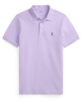 Ralph Lauren Piqu&eacute;-Poloshirt mit kleiner Pony-Stickerei, Custom Slim Fit in