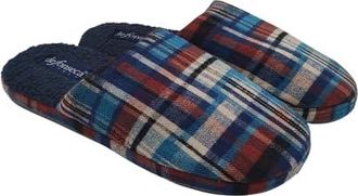 De Fonseca Brunico Chaussons dhiver chauds pour homme avec poils pour maison, bleu, 42/43 EU