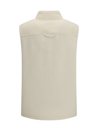 Rier Womens Virgin Wool Vest White Fleece Ovis Aries Blazers & Vests