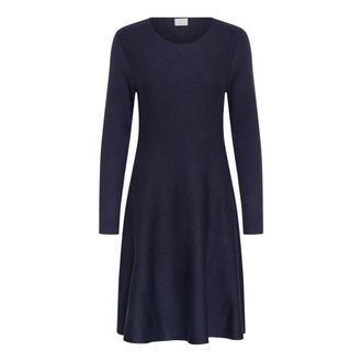Kaffe Strickkleid - - Dresses - Damen - Blau - XL