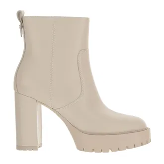 Pinko Pinko, Femme, Chaussures, Beige, Taille: 40 EU Bottines en cuir Clara 01