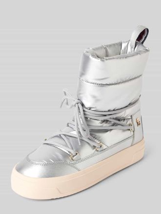 Tommy Hilfiger Schn&uuml;rstiefel mit Label-Detail