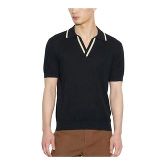 Paolo Pecora Homme, Pulls, Noir, Taille: XL Maglia a polo