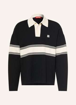 Worst Behavior Wrstbhvr Strick-Poloshirt Lev v2 schwarz