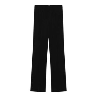 Max Mara Pantalon Droit - Femme - Pantalons - Noir - Taille: 36 FR