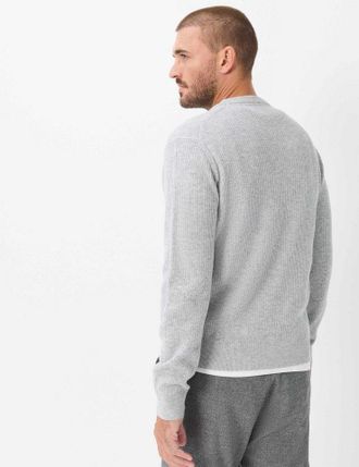 Brax Rundhalspullover Style RICK Cashlana: Strickpullover im Wolle-Kaschmir-Mix
