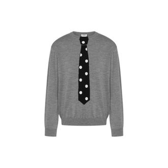 Moschino Herren, Strickwaren, Grau, 2XLGr&ouml;&szlig;e