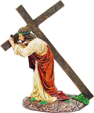 Generic Jesus Trägt Das Kreuz, Statue, Kunstharz, Ornamente, Religiöse Gegenstände, Katholische Religiöse Figuren Und Statuen, Geschenke