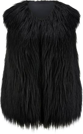 Emilia Lay Weste Rundhals-Ausschnitt Emilia Lay schwarz