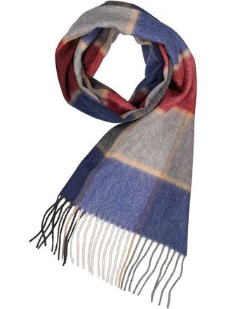 Ascot Herren Schals blau,rot Kashmere-Wolle