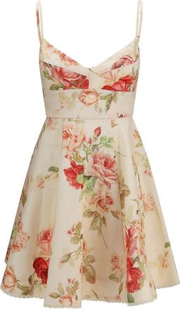 Zimmermann Kurzes Kleid - Hellbeige