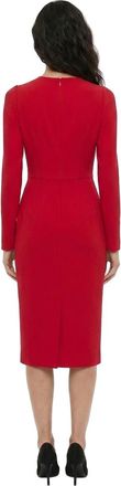 Dolce & Gabbana Womens Red Acetate Casual Dress