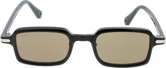 Cartier Rechteckige Sonnenbrille - - Accessories - unisex - Schwarzk - ONE SIZE