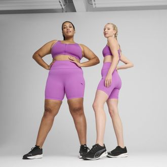 Puma SHAPELUXE Seamless High Waist-Radlershorts Damen, Kleidung, Lila, XS