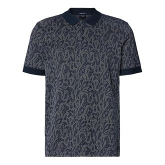 Joop Homme, Tops, Bleu, Taille: XL Polo avec motif graphique