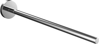 Emco Round Handtuchhalter I einarmig, starre Handtuchstange aus Metall I zum Kleben I ohne Bohren I hochwertiger Badetuchhalter für Handtücher I Chrom