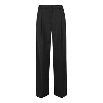 Max Mara Femme, Pantalons, Noir, Taille: 36 FR Asta Wide Pantalons