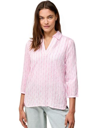 Cecil Damen B345717 Bluse, Vanilla White, S