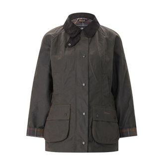 Barbour Wachsjacke aus Baumwolle - - Jackets - Damen - Braun - XS