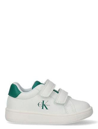 Calvin Klein Sneakers Mit Klettverschluss F&uuml;r Kleinkinder Und Kinder - White / Green - Gender-inclusive Kinder - 23