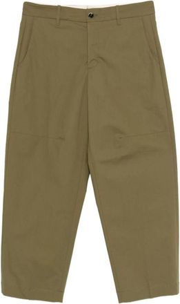 Nine In The Morning Homme, Pantalons, Vert, Taille: M Franco Belt-Loop Pantalons