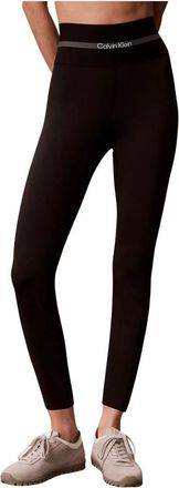 Calvin Klein Femme, Pantalons, Noir, Taille: 42 FR Icon Sport Wide WB 7/8 Legging