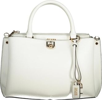 Guess Femme, Sacs, Blanc, Taille: ONE Size White Bag