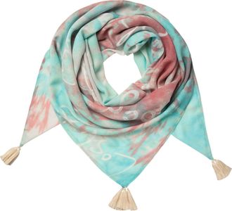 soccx Damen Tuch mit Tropical Colour Batik Print Multi Color, None