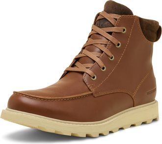 Sorel Herren Madson II MOC Toe WP Mode-Stiefel, Velvet Tan, Tobacco, 44.5 EU