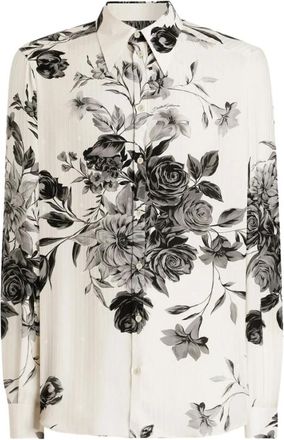 Dolce & Gabbana Homme, Chemises, Multicolore, Taille: XL Chemise &agrave; imprim&eacute; floral
