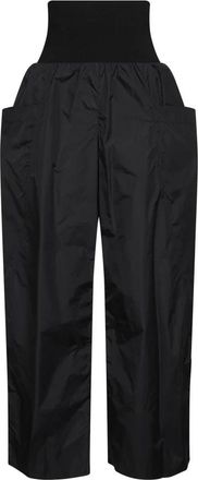 Alaia Femme, Pantalons, Noir, Taille: 38 FR Wide-leg Track Pantalons