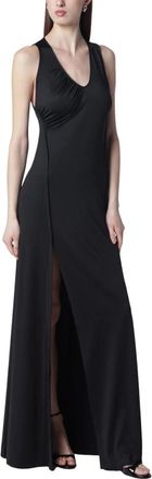 Victoria Beckham Femme, Robes, Noir, Taille: 38 FR Gathered Tank Gown
