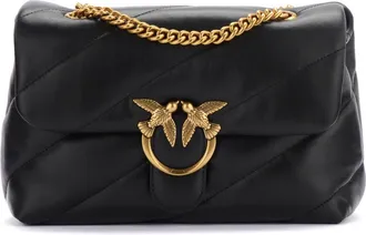 Pinko Handtasche Pinko Sacs main Love Puff Classic Cl Sheep Nap Noir