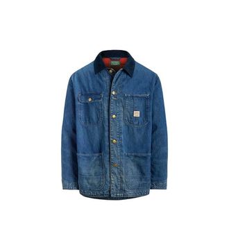 Polo Ralph Lauren Veste denim droite col classique en coton