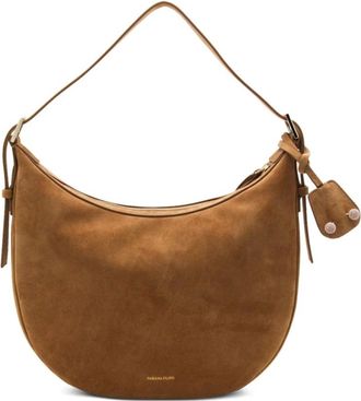 Fabiana Filippi Femme, Sacs, Brun, Taille: ONE Size Sac bandouli&egrave;re &agrave; fermeture &eacute;clair