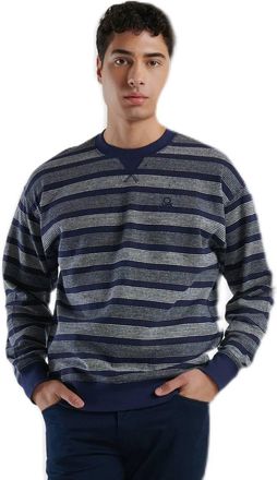 Benetton Herren Trikot G/C M/L 33rpu109d Kapuzenpullover, blau, Large