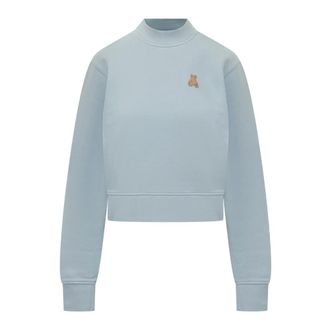 Palm Angels Damen, Sweatshirts & Hoodies, Blau, MGr&ouml;&szlig;e