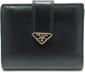 Prada unisex, Pre-owned, Noir, Taille: ONE Size Portefeuille Vintage Pre-owned