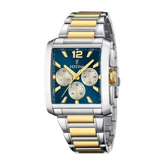 Festina Homme, Accessoires, Bleu, Taille: ONE Size Montre