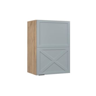 Vicco H&auml;ngeschrank Fame-Line, h&auml;ngender K&uuml;chenschrank, Hellblau-grau, 50 cm
