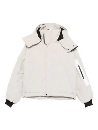 Templa Kapuzenjacke mit Rei&szlig;verschluss - Nude