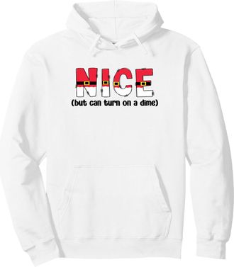 BDAZ Nett, kann Aber einen Cent einschalten Lustiger Weihnachtsmann aus dem Süden Pullover Hoodie