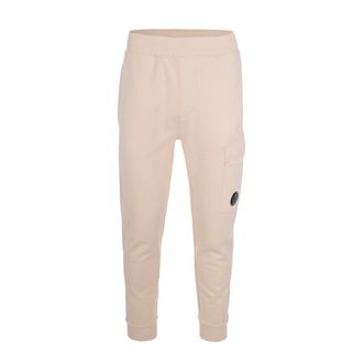 C.P. Company C.p. Company, Homme, Pantalons, Beige, Taille: M Pantalon de surv&ecirc;tement cargo Diagonal Raised Fleece Lens