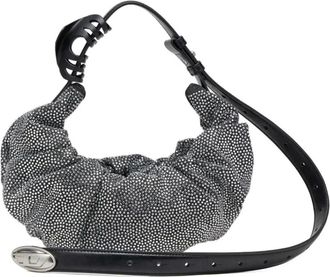 Diesel Femme, Sacs, Noir, Taille: ONE Size Sac noir en coton et polyuréthane