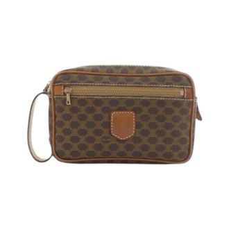 Celine unisex, Pre-owned, Brun, Taille: ONE Size Pochette Vintage en Toile Pre-owned