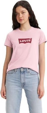 Levi's Femme The Perfect Tee T-Shirt, BW CLR Ext Chalk Pin, M