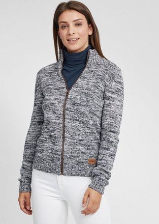 Oxmo Strickjacke OXPhenix Cardigan mit Stehkragen
