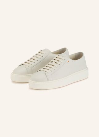 Santoni Sneaker Clean weiss